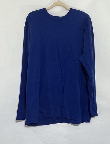 Mens Joe Boxer XL Long-Sleeve Shirt EUC Blue Pullover Blank | eBay