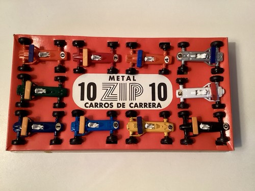 10 Metal ZIP Racing Cars Carros Toys Made In Mexico 1970s w Original ...