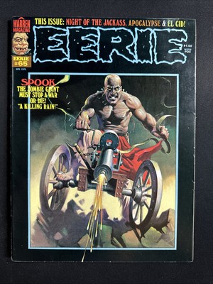 Eerie #65 1975 Warren Horror Magazine Comic Bronze Age Horror 1st Print ...