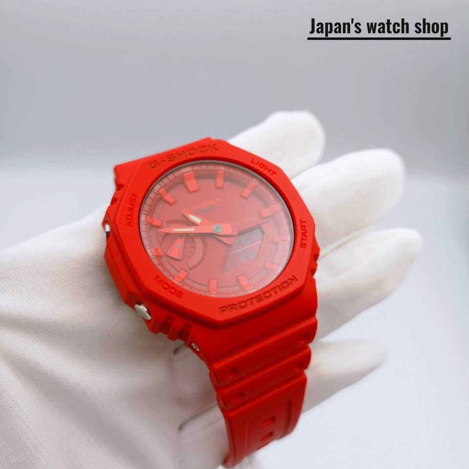 CASIO G-SHOCK GA-2100-4AJF Red Special Color Limited Men's Watch New in ...