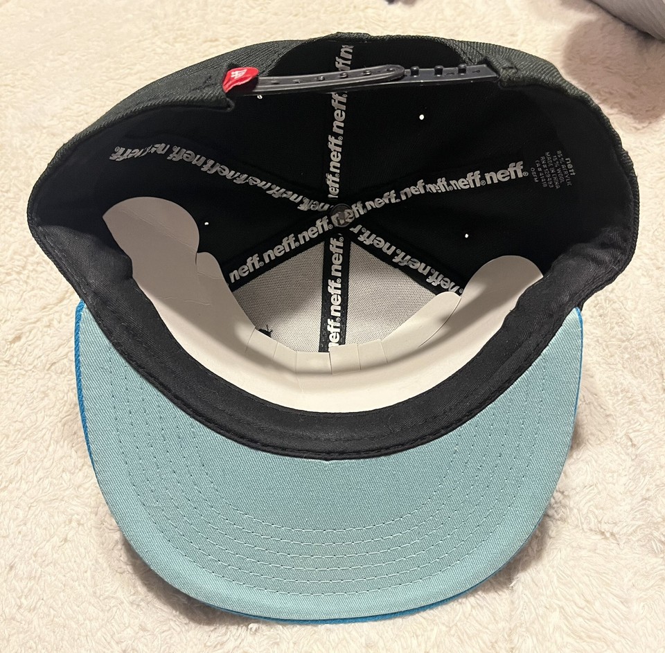 NEW Neff Authentic Adjustable Snapback Hat Cap Mens/Unisex One Size ...