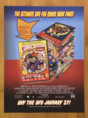 2004 Comic Book: The Movie Print Ad/Poster Official Mark Hamill DVD ...