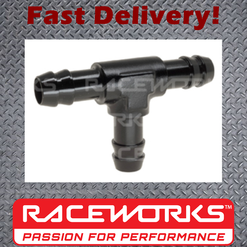 Raceworks 6mm Aluminium Barb Tee | eBay