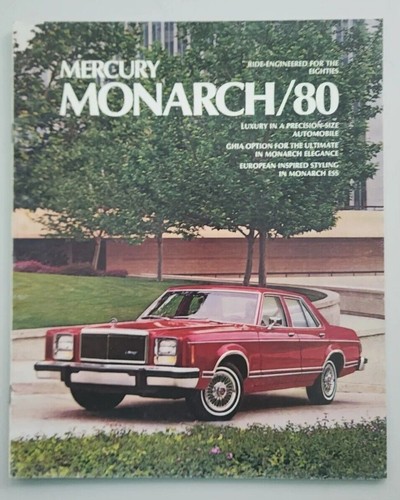 Original 1980 Mercury - Monarch/ 80 Sale Brochure CB | eBay