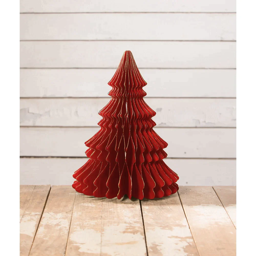 Honeycomb Red Tree Large by Bethany Lowe Designs | eBay