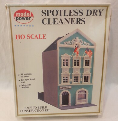 Model Power HO Scale Bldg Kit: SPOTLESS DRY CLEANERS #546 new sealed | eBay