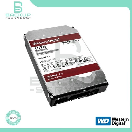 WD181KFGX Western Digital Red PRO 18TB 6Gbps 7.2K 512MB SATA 3.5" Hard ...