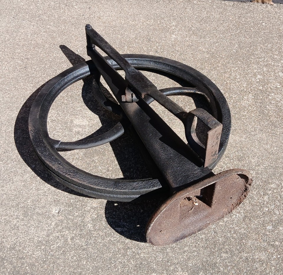 Antique Jewelers Pedal Treadle Lathe Kick Flywheel Wheel Chicago Watch ...