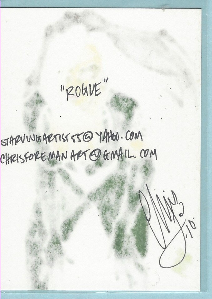CHRIS FOREMAN 2010 "ROGUE" ORIGINAL ART SKETCH CARD EX | eBay