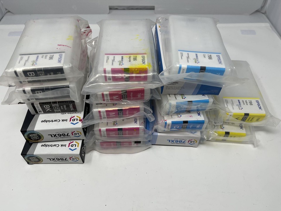 17 x 786 / 786XL Ink for EPSON WorkForce WF-4630 WF-4640 WF-5110 | eBay