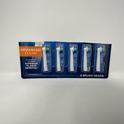 GENUINE Oral-B Max Clean Advanced Clean Refill Brush Heads 5 Pack | eBay