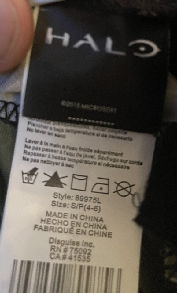 Halo Master Chief Muscle Halloween Costume Child Boy … - Gem