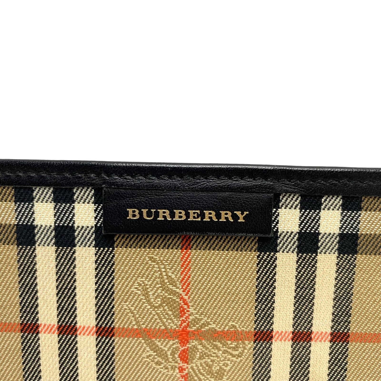 Burberry Vintage Notebook Cover Billfold British Chec… - Gem