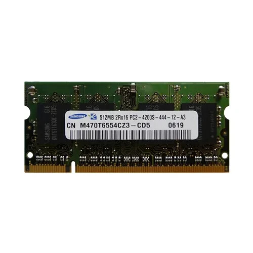 Samsung 512 MB SO-DIMM 533 MHz DDR2 Memory (M470T6554CZ3CD5) | eBay