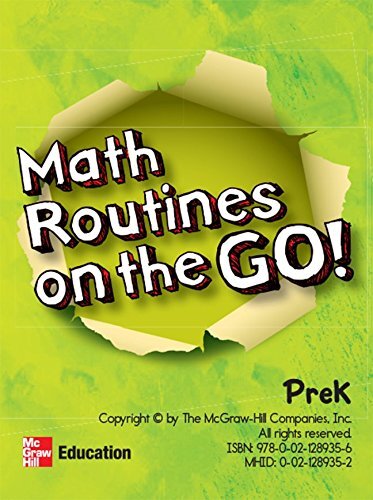 McGraw-Hill My Math, Grade Pk, Math Routines on the Go (00) (US IMPORT ...