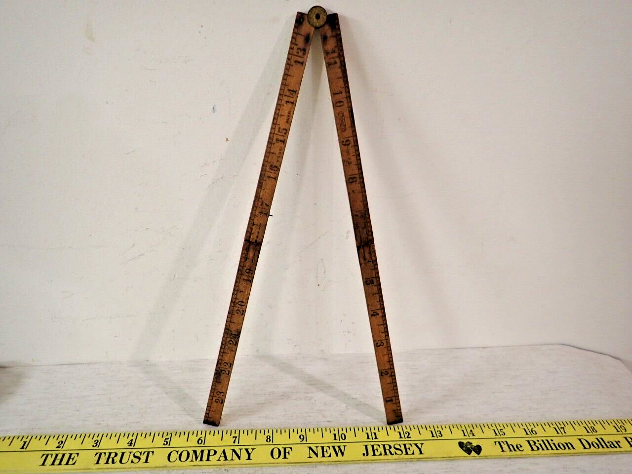 Vng Antique Stanley No.68 Folding Boxwood /Brass 24" Four Fold Rule ...