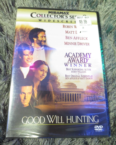 Good Will Hunting DVD 1997 Widescreen Robin Williams Matt Damon Ben ...