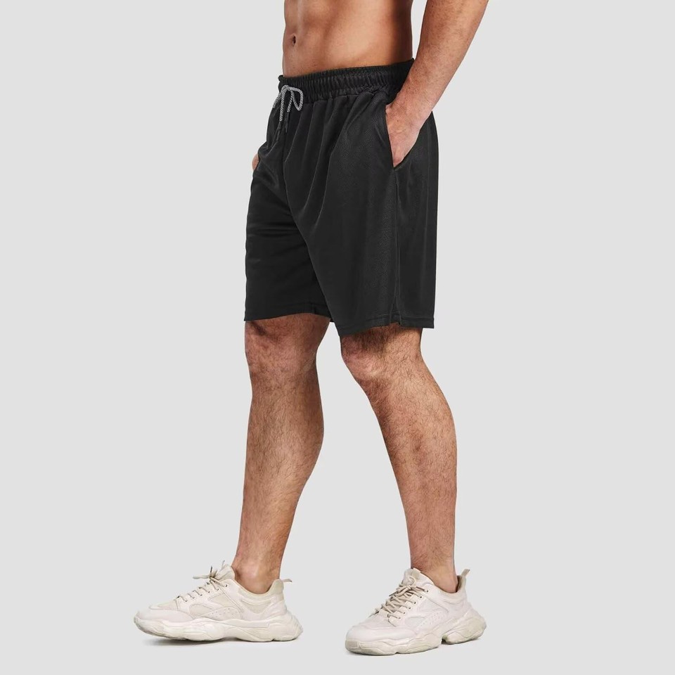 5 Pack Gym Shorts for Men 7 inch, Mens Athletic Running Shorts Dry Fit ...