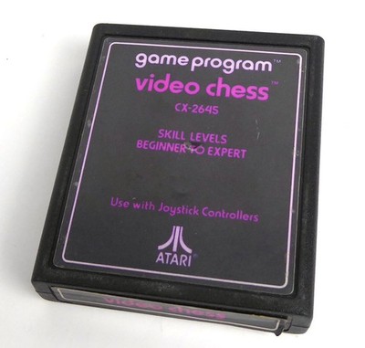 Atari 2600 Spiel -- VIDEO CHESS (Text Label) -- VCS | eBay.de