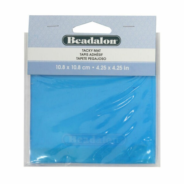 Beadalon 218H200 4.25 X4.25 Tacky Bead Mat - Blue for sale online | eBay