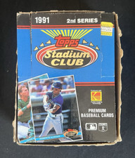 1991 Topps Stadium Club Baseball Checklist, Set Info, Boxes