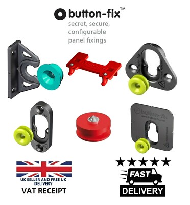 Button Fix Type 1 Bracket - Flush - Type 2 - Panel Connecting Fixings ...