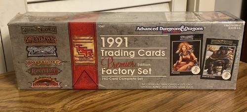 1991 Advanced Dungeons & Dragons Trading Cards Premier Factory Set ...
