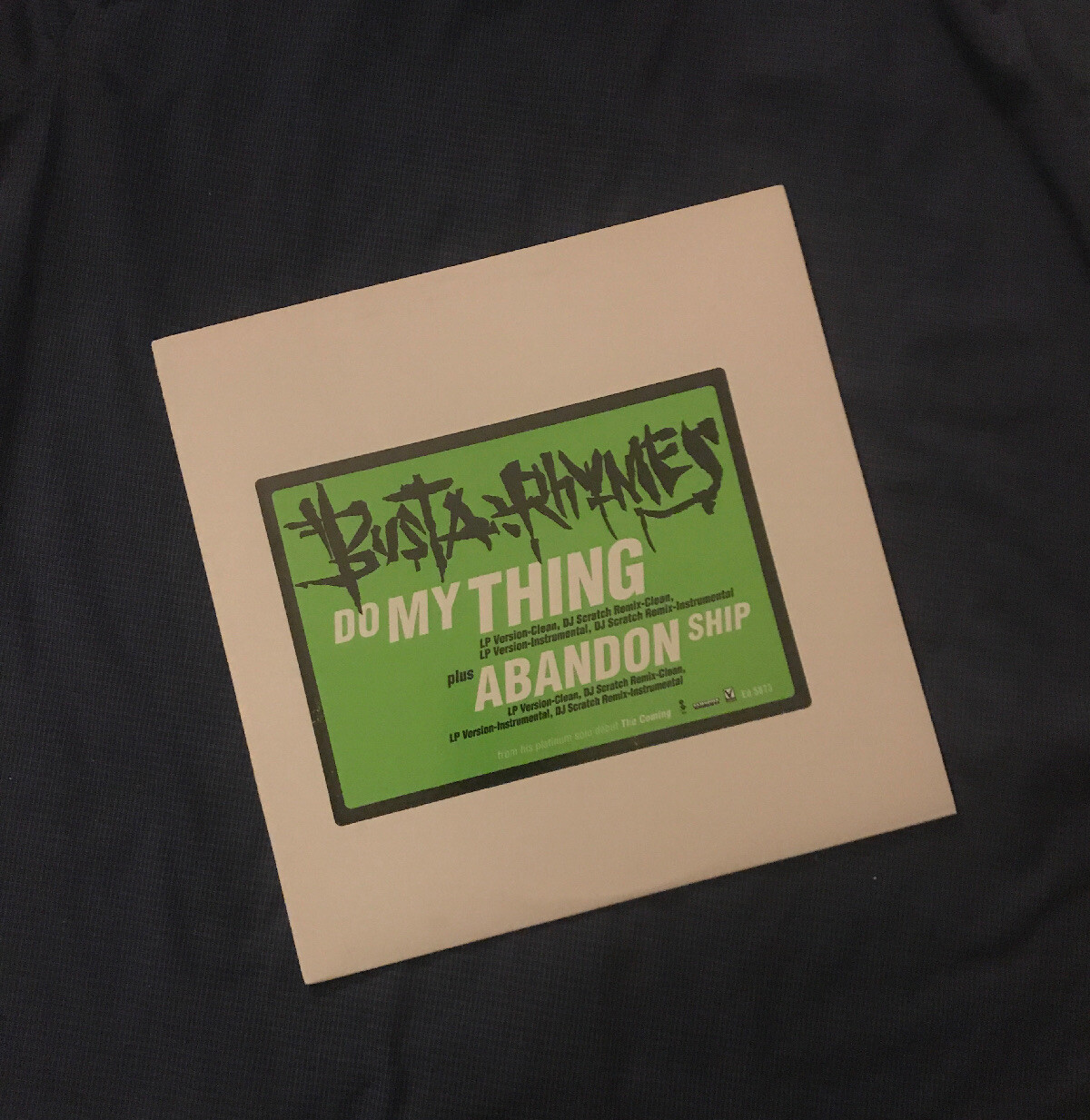 Busta Rhymes ‎– Do My Thing / Abandon Ship 12" (Mint) Record Promo 1996 ...