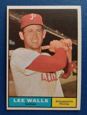 1961 Topps Baseball #78 Lee Walls - Philadelphia Phillies - EX-MT | eBay