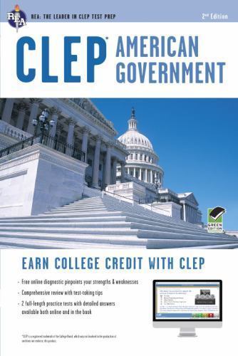 CLEP Test Preparation Ser.: CLEP® American Government by Preston Jones ...