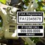 Drone Labels / Stickers, Display FAA UAS Certificate of Registration ...