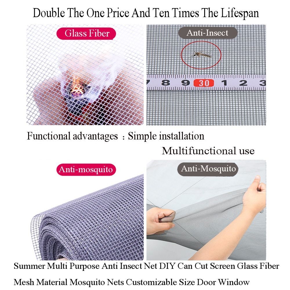 Mesh Material Anti Mosquito Net Customizable Insect Screen Mosquito Bug ...
