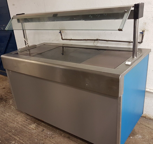 MOFFAT HOT CUPBOARD CARVERY WITH 4 GN CERAN HOT PLATES AND HEATED ...