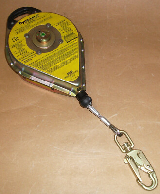 MSA 10006469 DYNA-LOCK FALL ARRESTER RETRACTABLE LIFELINE STEEL CABLE ...