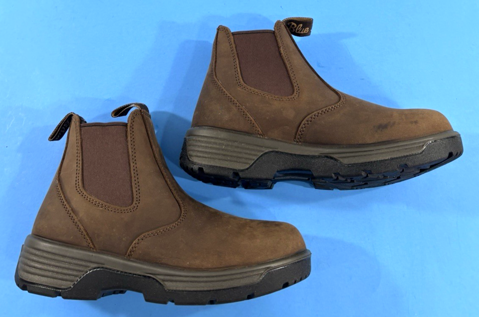 NIB 7 R MENS REDBACK BLUE TONGUE FALLBROOK BOOTS BTF CIGAR BROWN | eBay
