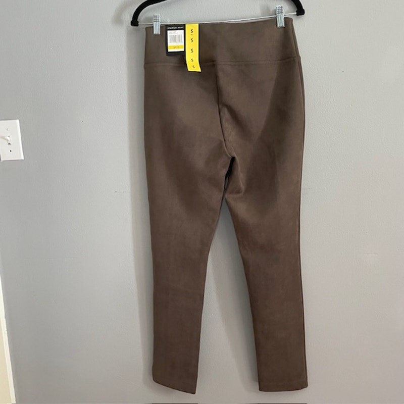 Andrew Marc Tan Leggings Women's SMALL | Inseam 29" Stylish Slimming ...