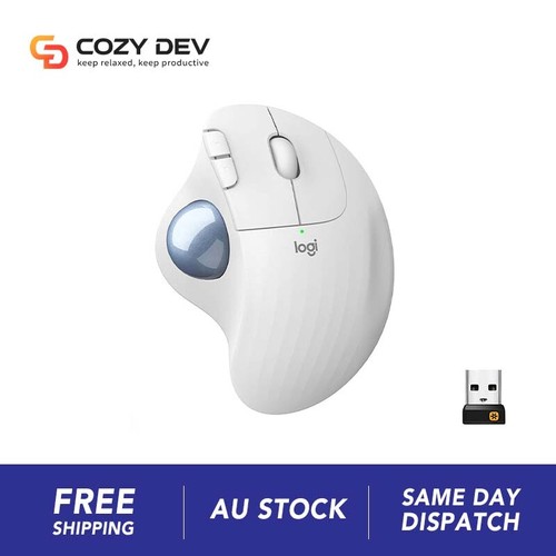 Logitech ERGO M575 Bluetooth + 2.4Ghz Unifying Wireless Trackball ...