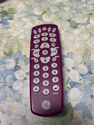 GE Remote Control For TV CL4174 Purple | eBay