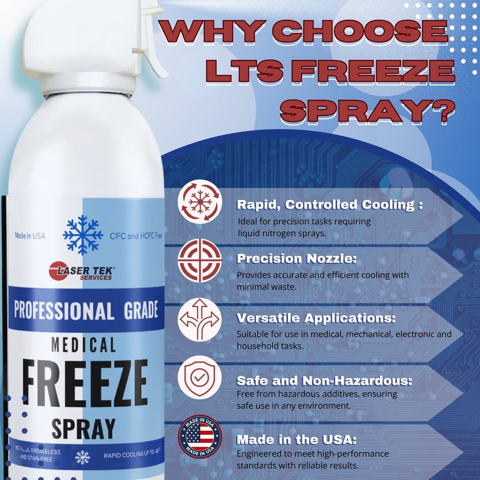 LTS Professional Grade 152A Refrigerant Medical Freeze Spray - 10oz | eBay
