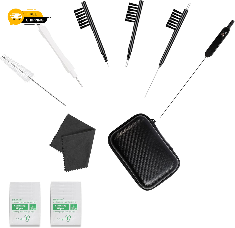 Hearing Aid Cleaning Kit, Hearing aid Cleaning Tools, Hearing Aid ...