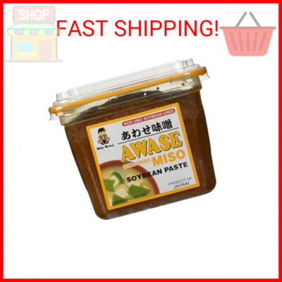 Miko - Awase Miso Soyabean Paste (Aka + Shiro) - 500 Gram - GMO Free ...