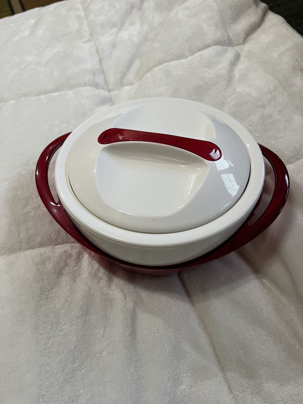 Pinnacle Tokyo Plast Thermo Insulated Food Bowl Red & White | eBay