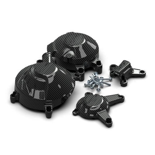 Carbon Fiber Engine Protection Cover Fit for Yamaha MT-09 XSR900 FZ09 ...