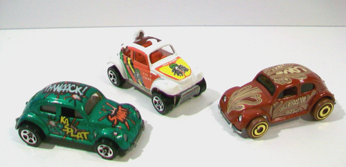 Hot Wheels Volkswagen VW Beetle Bug Die-Cast Car Lot, Valentine, Baja ...
