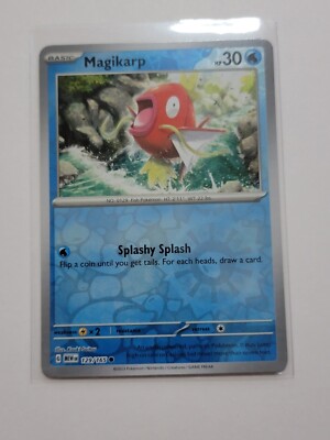 Reverse Holo Magikarp 129/165 Common Scarlet and Violet 151 Pokemon TCG ...