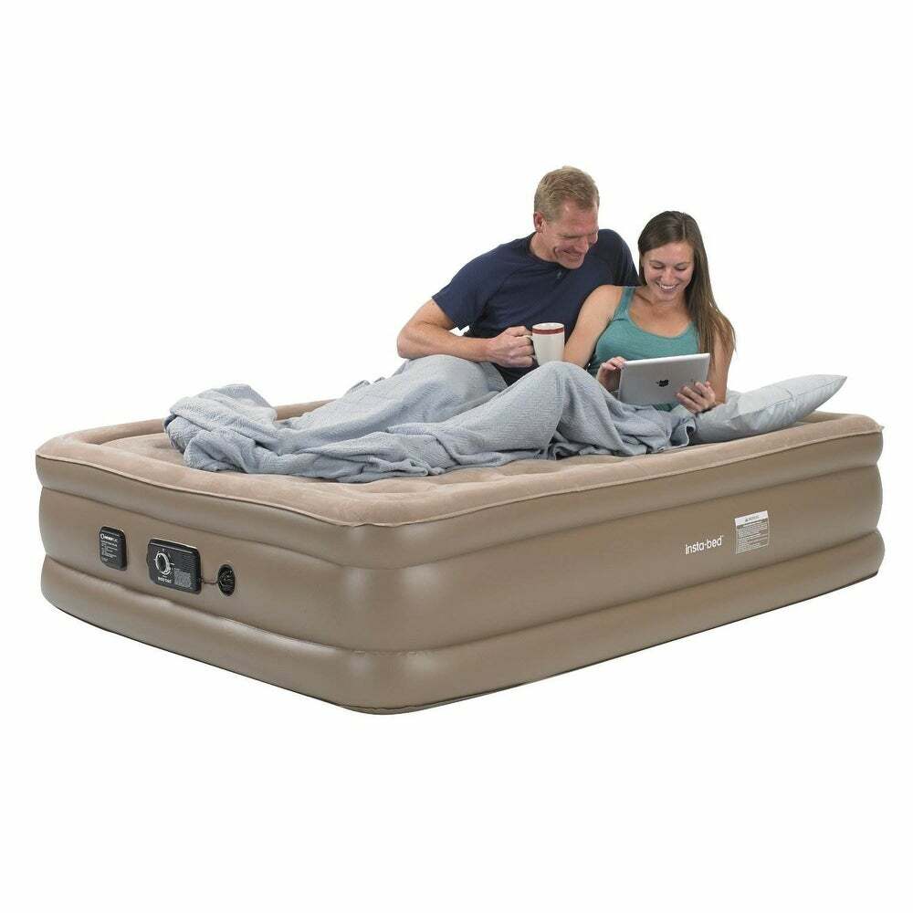 Inflatable Air Mattress Pillow Rest Travel Comfort Airbed Camping ...