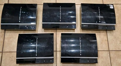 Lot of 5 PlayStation 3 PS3 Fat Consoles For Parts Or Repair, AS IS | eBay