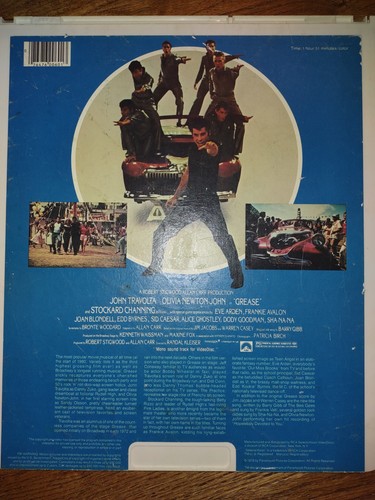 Grease John Travolta CED Video Disc Movie | eBay