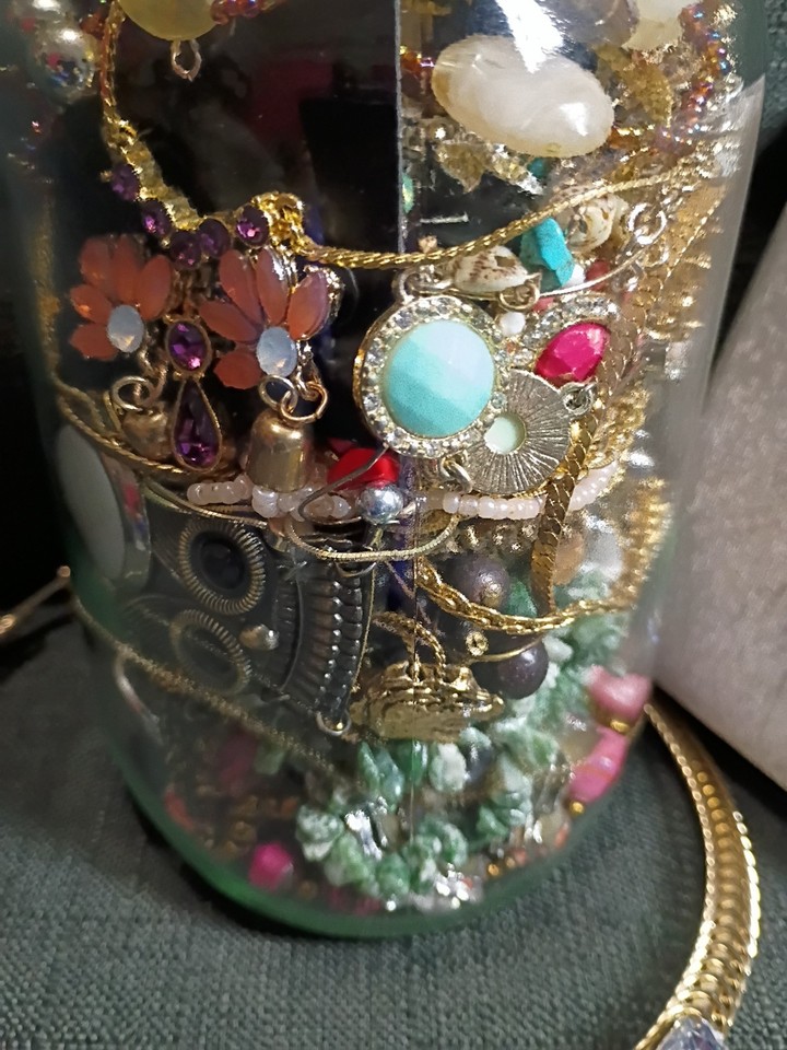 Mystery Jewelry Jar All Wearable Vintage to Mod Avon Brighton Plunder ...