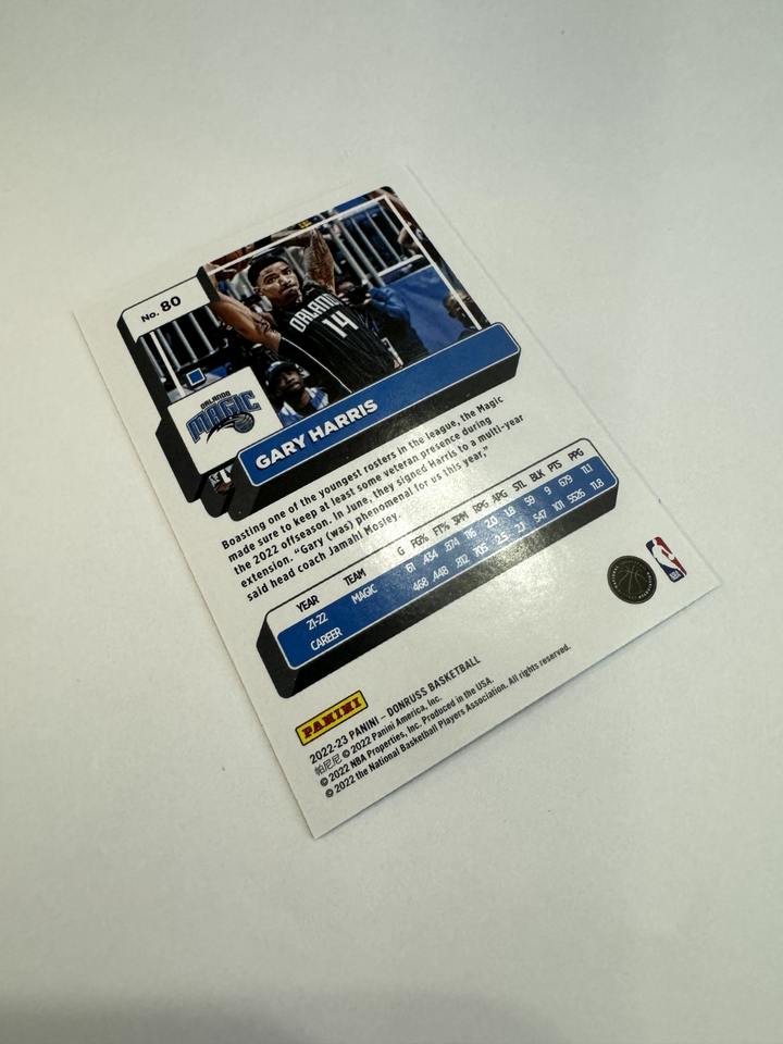 2022-23 Donruss Basketball Base #80 Gary Harris - Orlando Magic | eBay